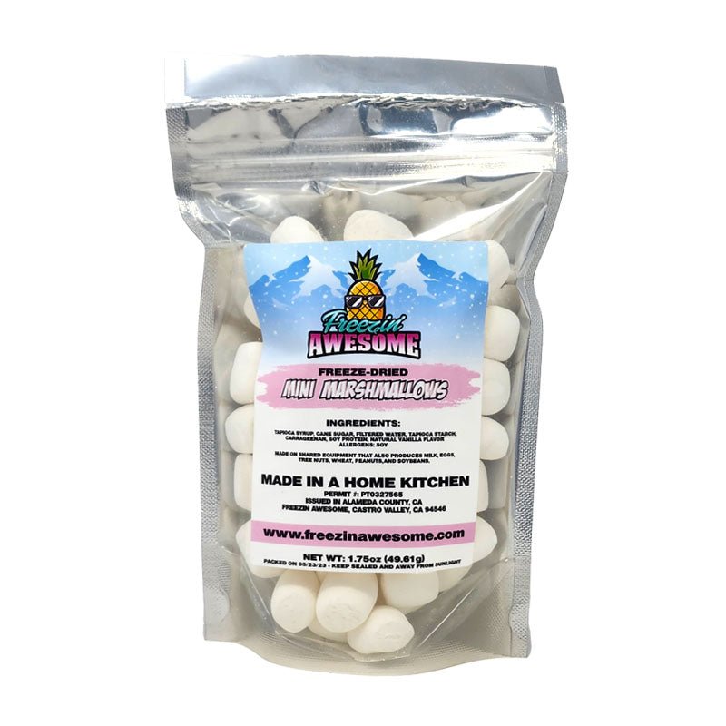 Freeze Dried Mini Marshmallows - 3oz Bag – Freezin Awesome